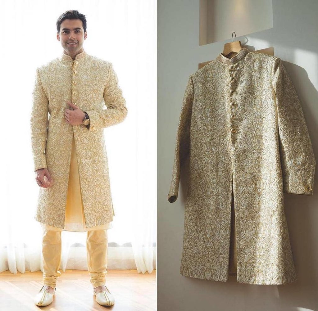 30 The Golden Sherwani - Stylish yet Sporty - Go Golden