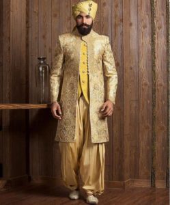 30 The Golden Sherwani - Stylish yet Sporty - Go Golden