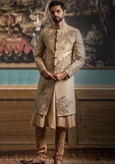 30 The Golden Sherwani - Stylish yet Sporty - Go Golden