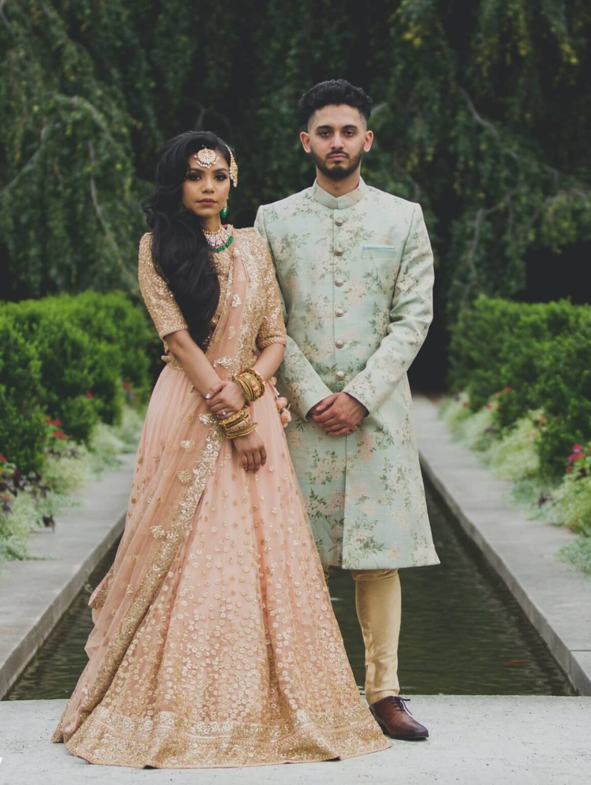 30 Peach Lehengas - Define Subtle Ethnic Style - Go Peaches